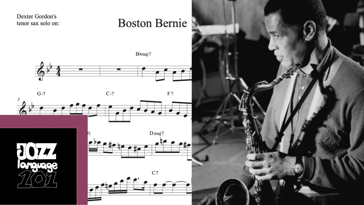 Dexter Gordon's tenor sax TRANSCRIPTION on 'All the Things You Are ...