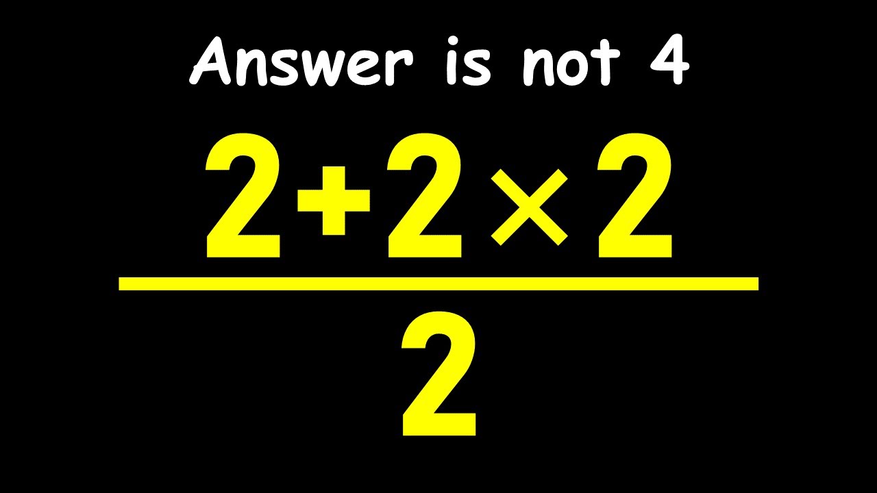 Maybe 1 in 10 People Can Solve This Math Problem - YouTube
