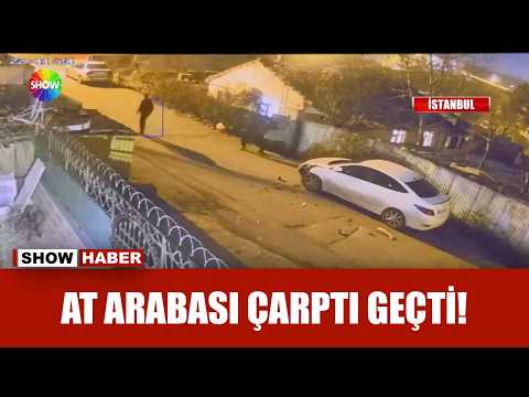 Araç sahiplerini şaşkına çeviren kaza!