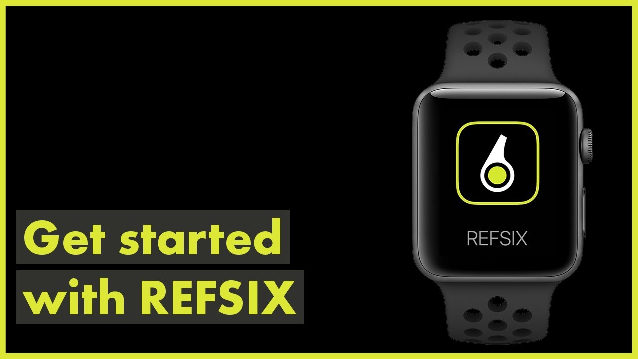 How to start a quick game on the REFSIX watch app - YouTube