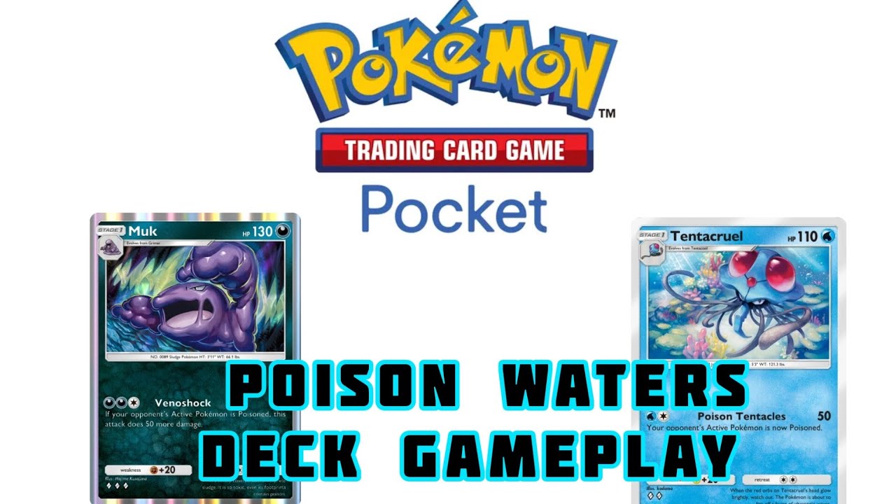 Pokemon TCG Pocket: Poison Waters Deck Gameplay - YouTube