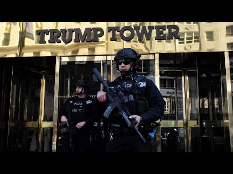 Trump Tower security: a 'Big Apple' headache - YouTube