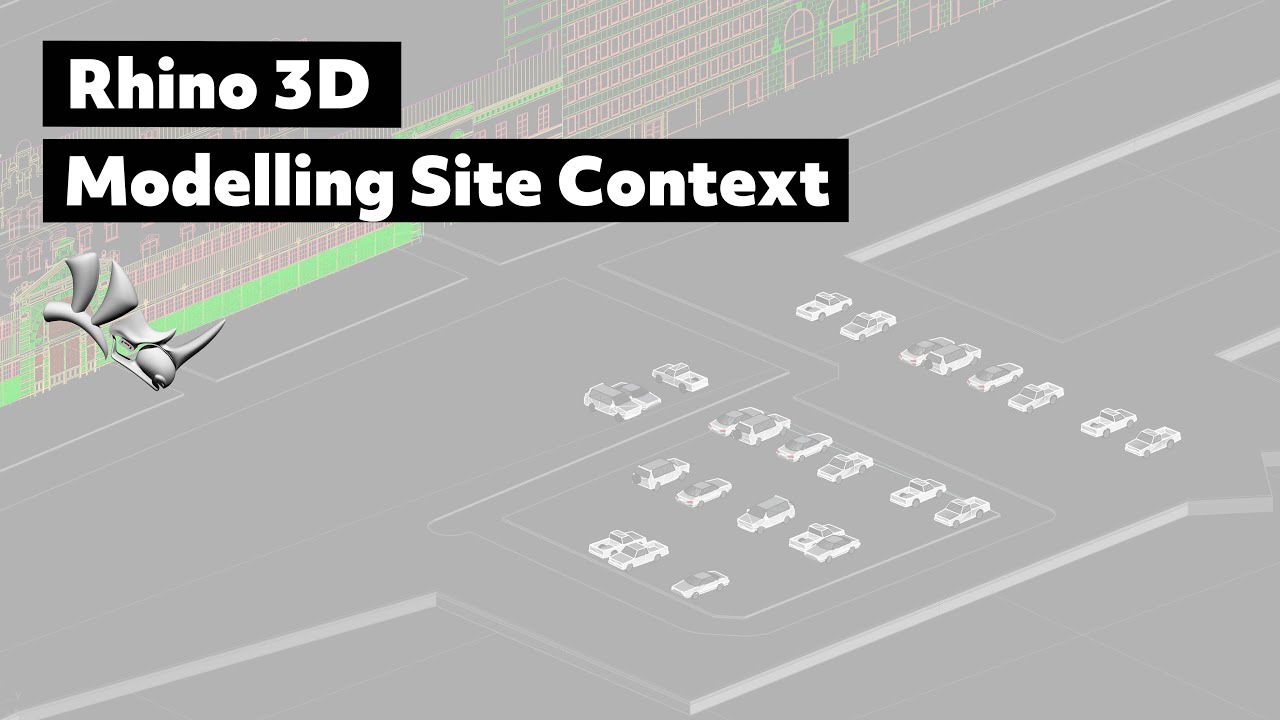 Modelling site context in Rhino 3D - YouTube