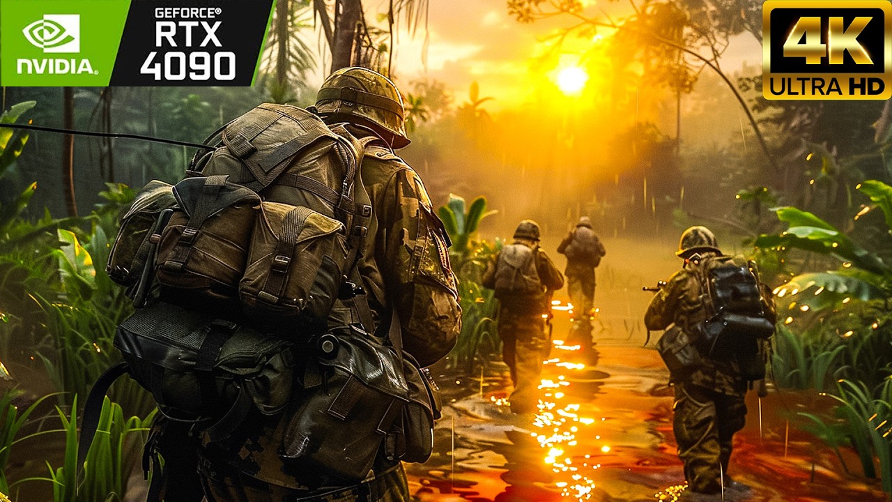 VIETNAM RAID 1968 (PC) RTX 4090 Ray Tracing ULTRA Realistic Graphics ...