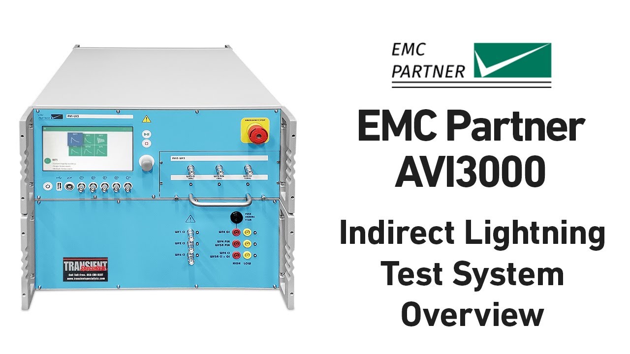 EMC Partner AVI3000 Test System Video Guide - YouTube