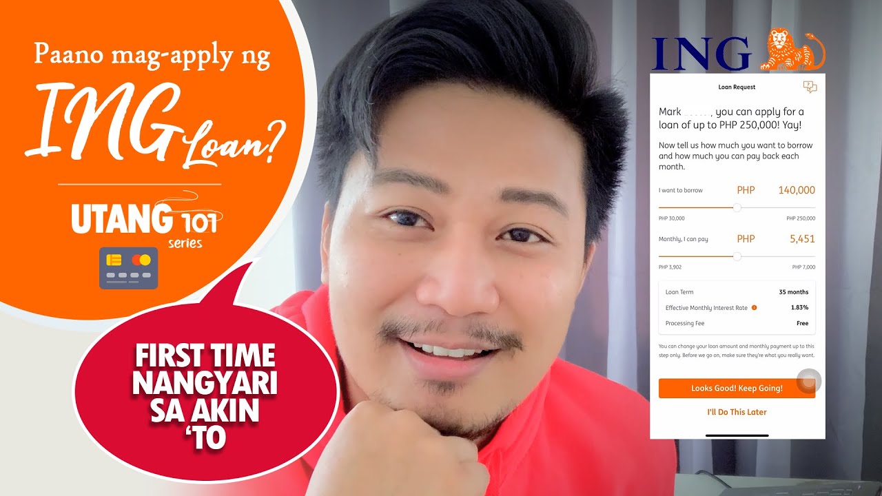ING Loan application process | UTANG 101 Episode 5 - YouTube