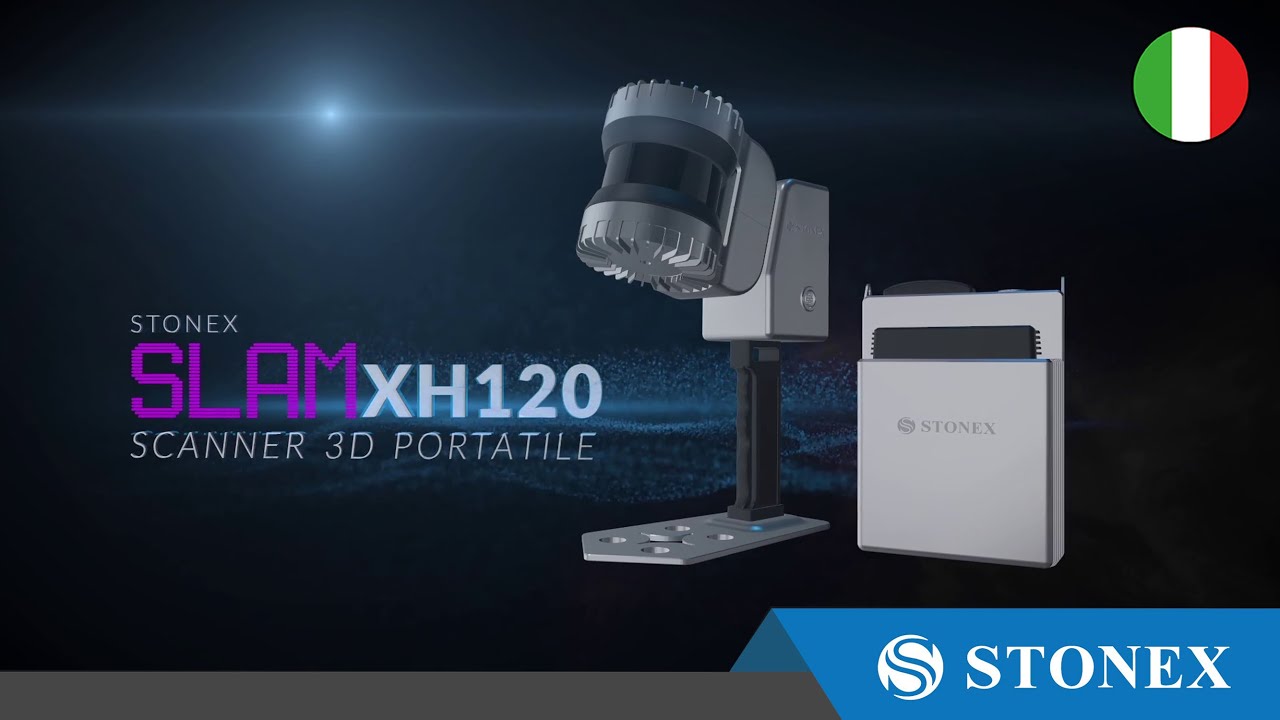 Stonex XH120 SLAM Laser Scanner portatile - YouTube