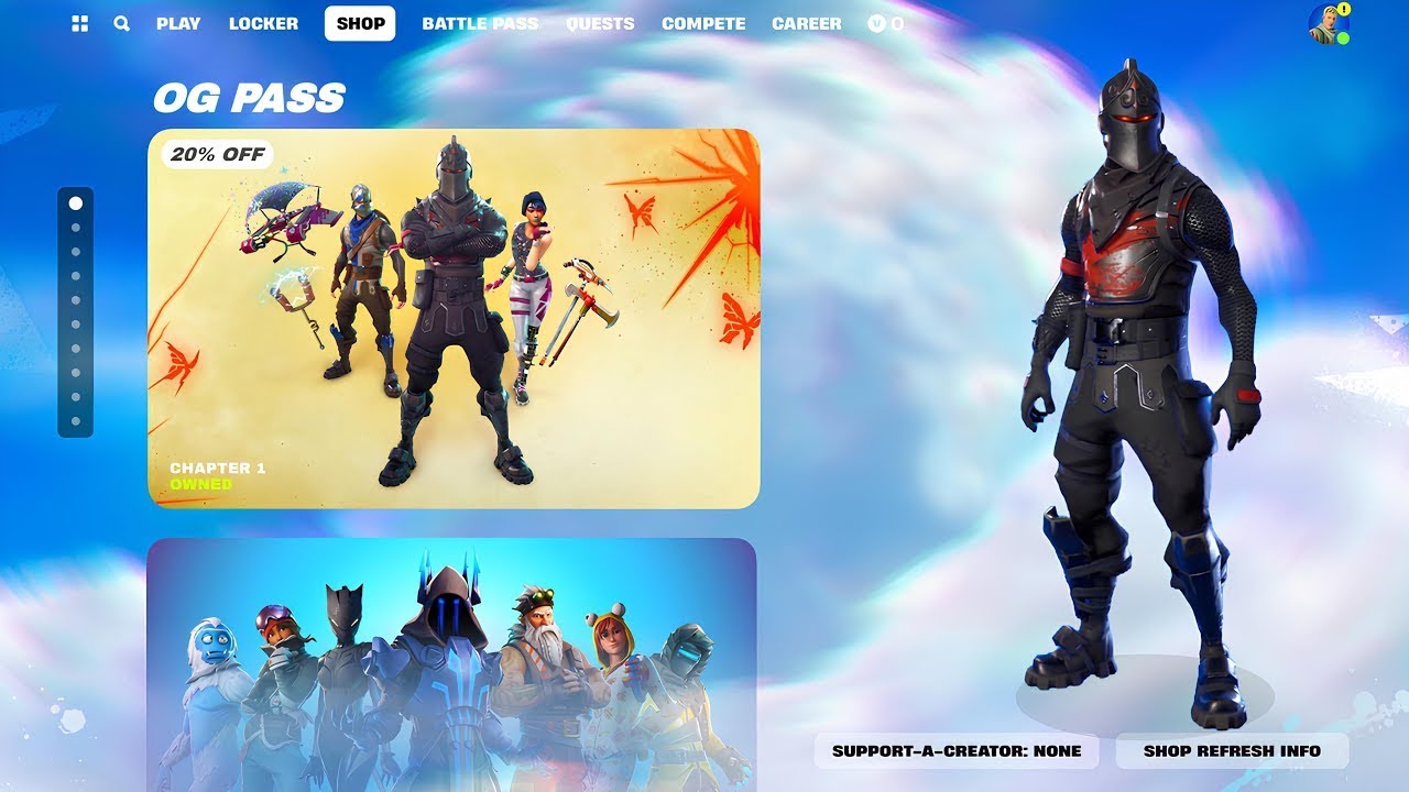 Fortnite Chapter 1 OG Battlepass Skins bald im Shop? - YouTube