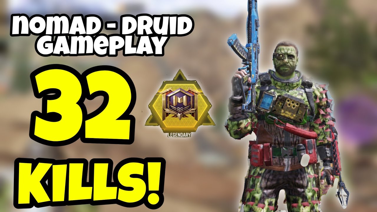 Nomad - Druid Gameplay | Solo vs Squad | Call of Duty Mobile | Battle ...
