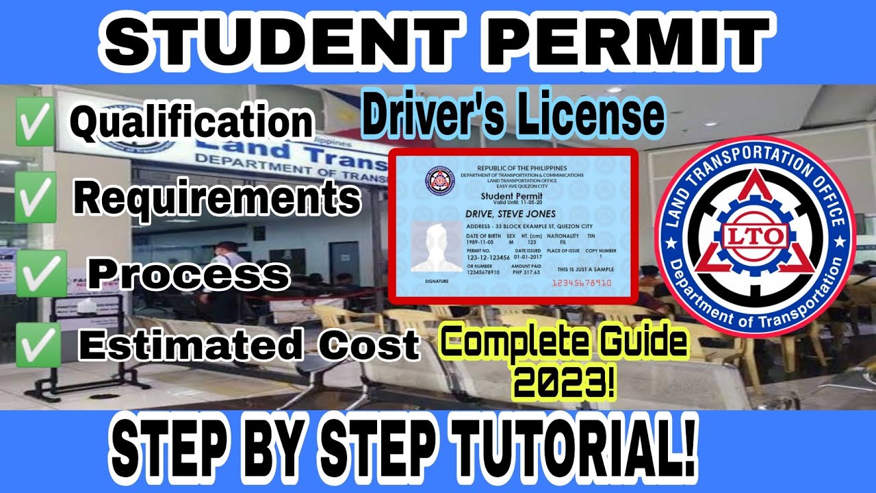 PAANO KUMUHA NG STUDENT PERMIT NGAYON 2023? | STEP BY STEP GUIDE 2023 ...