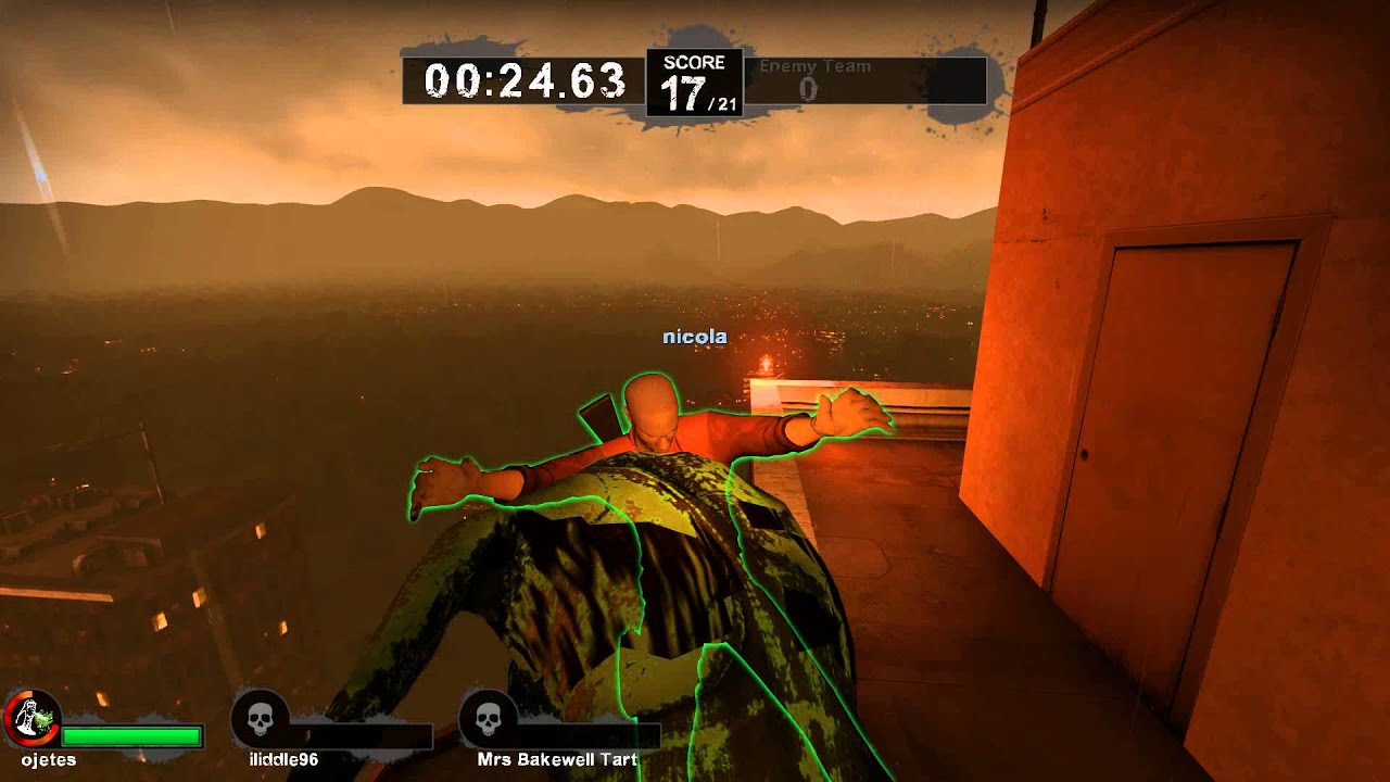 Left 4 Dead 2 - Rooftop charge - YouTube