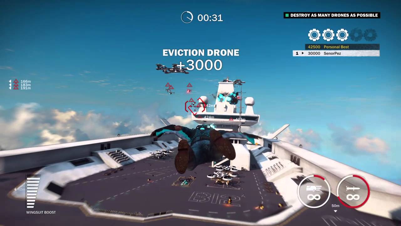 Just Cause 3 Sky Terror 5 Gears - YouTube