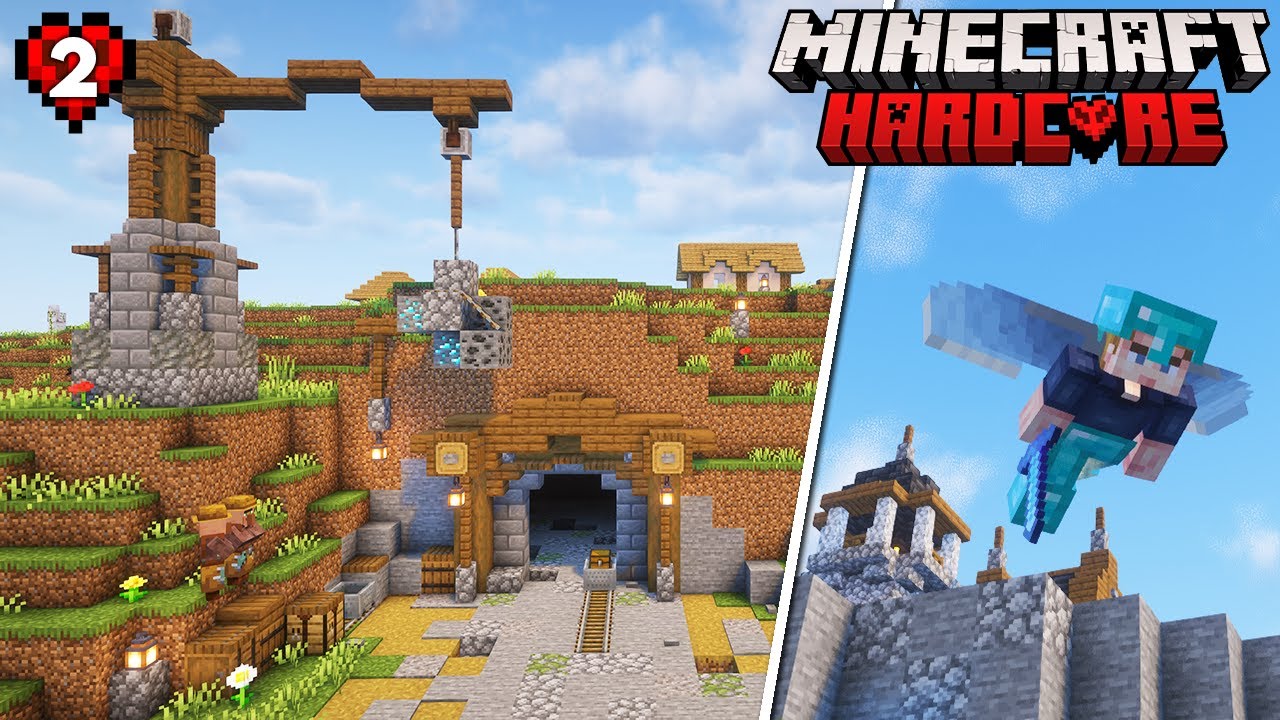 The Ultimate Diamond Mine & End Adventure - Minecraft Hardcore | Ep 2 ...