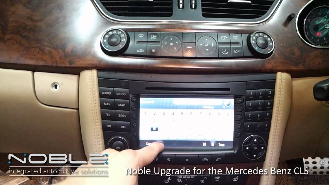 Noble Mercedes Benz CLS Brabus B7 In-Car GPS Navigation - YouTube