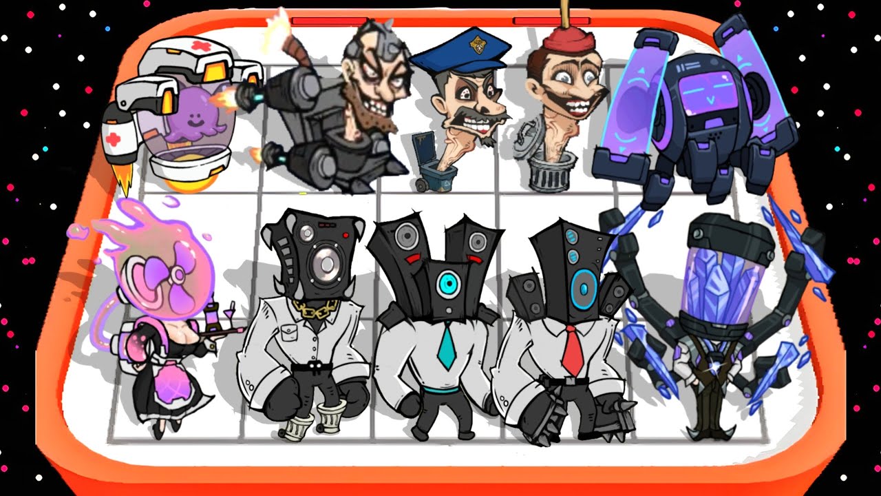 Merge Monster: Camera Clash Battle Brainrot Master Strategy Defence ...