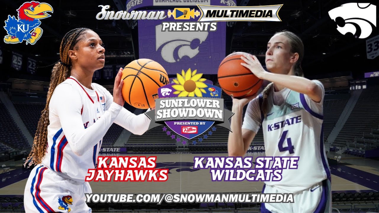 Kansas Jayhawks at (7) Kansas State Wildcats | Snowman Broadcast Center ...