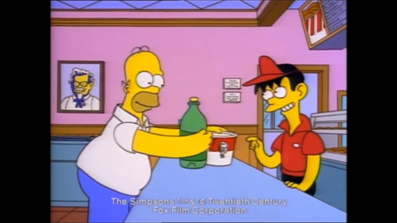 Simpsons KFC Commericial Collection - YouTube