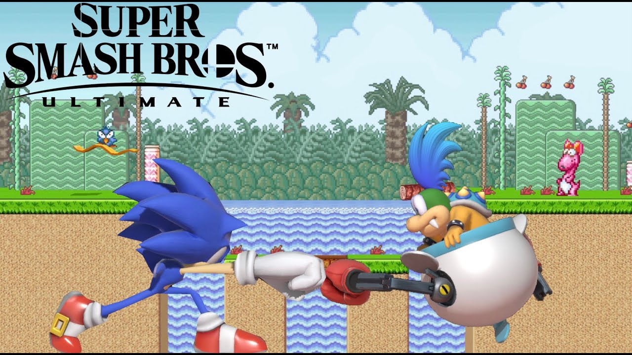 Super Smash Bros Ultimate Sonic Vs Larry - YouTube