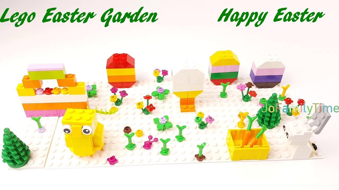 Easter Lego Garden | Easter Lego Eggs | Easter Lego Bunny | Easter Lego ...