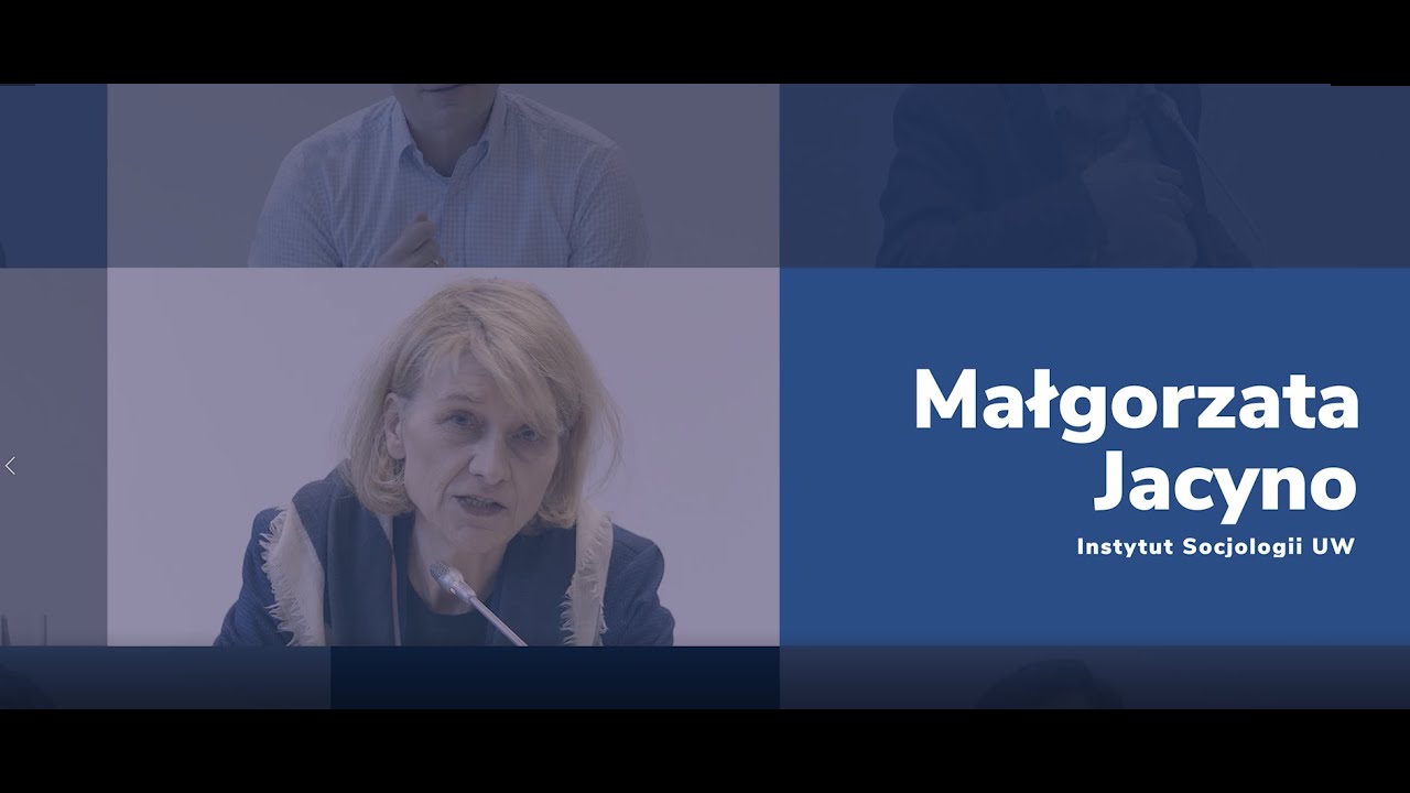 Małgorzata Jacyno na konferencji "Po transformacji: dwie strategie ...