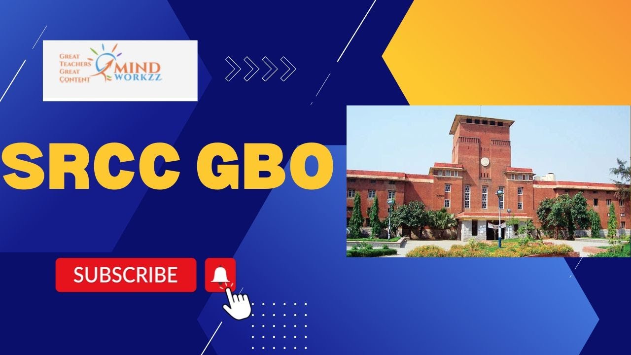 SRCC GBO- Placement, Intake, Exam Format - YouTube