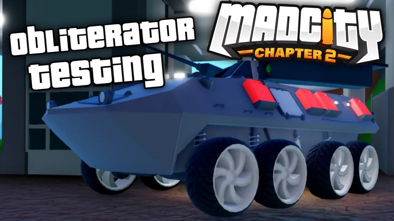 OBLITERATOR in TESTING SERVERS - Mad City Chapter 2 - YouTube