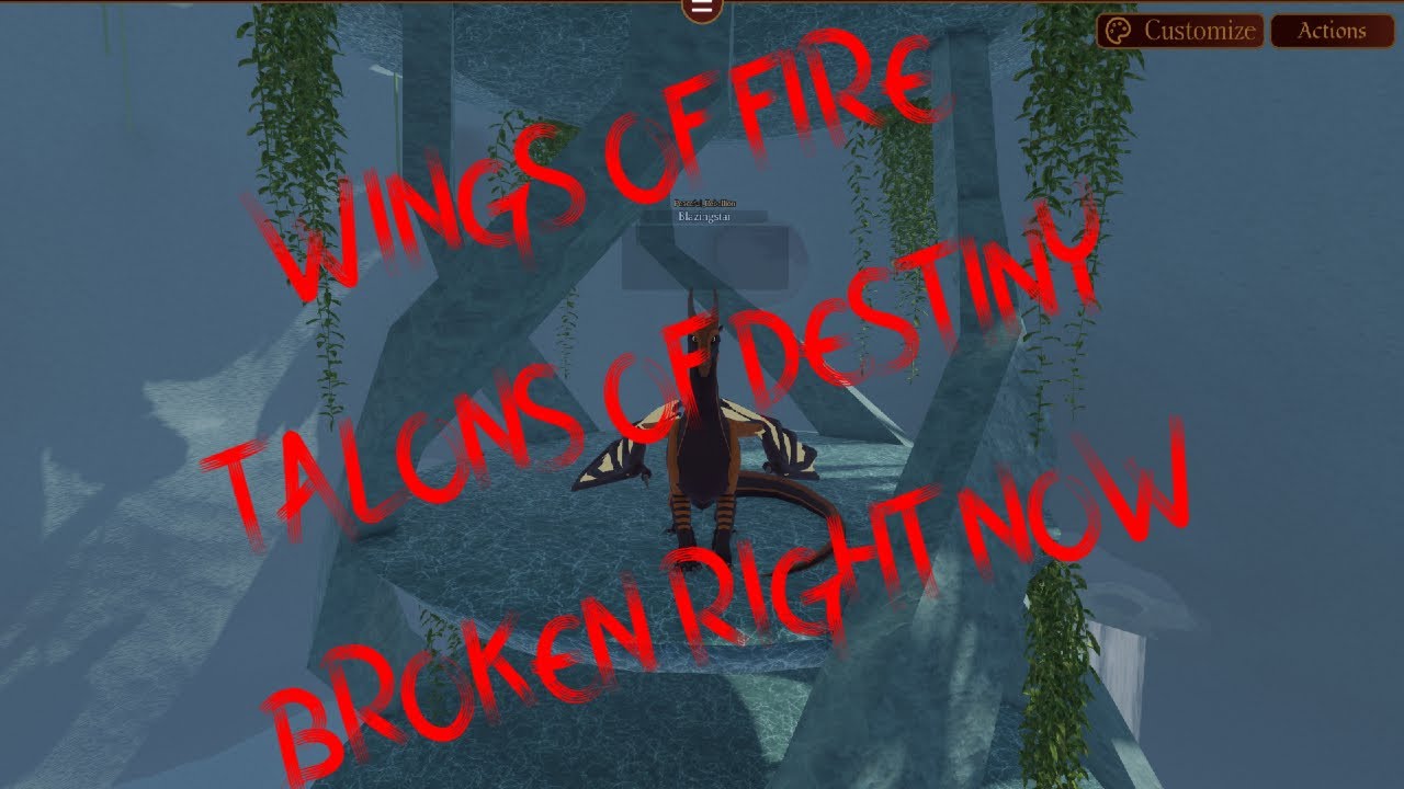 Wings of Fire Talons of Destiny is broken right now - YouTube