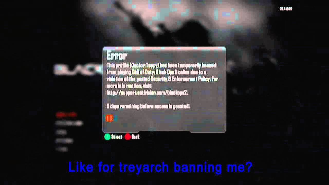 Black Ops 2: Thank You Treyarch! (6 Day Ban) - YouTube