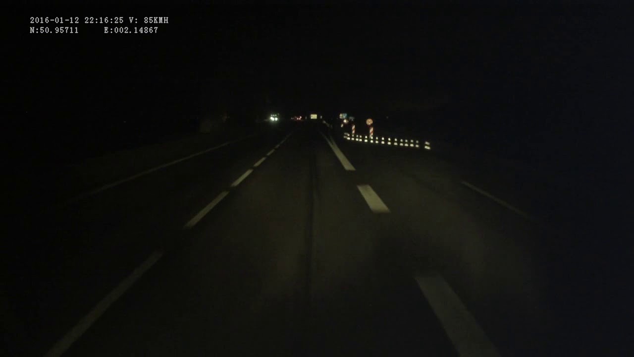 France. Motorway A16, Ghyvelde — Calais-east, 2016, 4x - YouTube