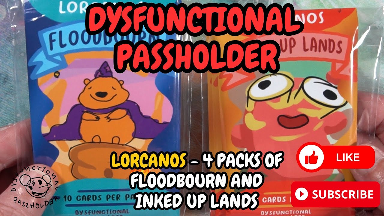 Dysfunctional Passholder - Lorcanos Floodbourn & Inked Up Lands Packs ...