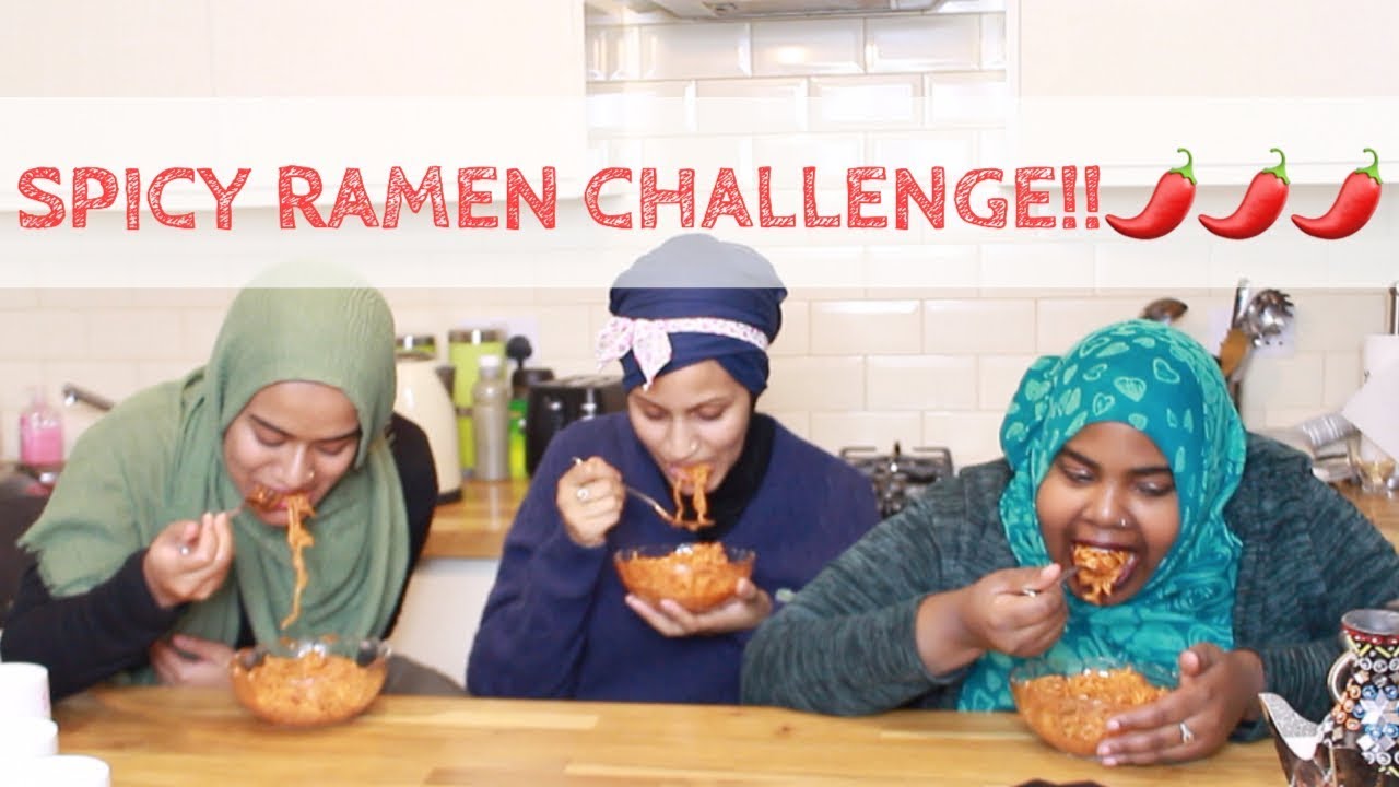 SPICY RAMEN CHALLENGE!!! - YouTube