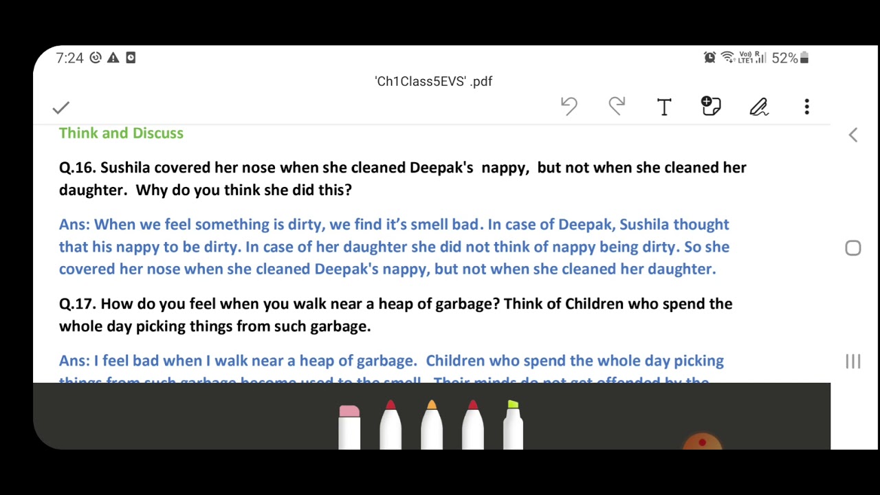 Chapter 1 Super Senses Part 2 Class 5 EVS by Renu Rathi - YouTube