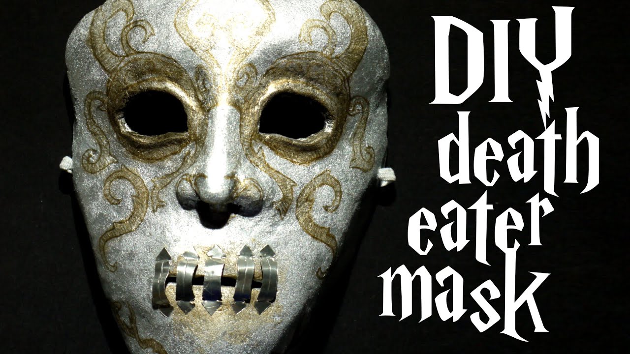 DIY Bellatrix death eater mask - Harry Potter tutorial + CONTEST ...