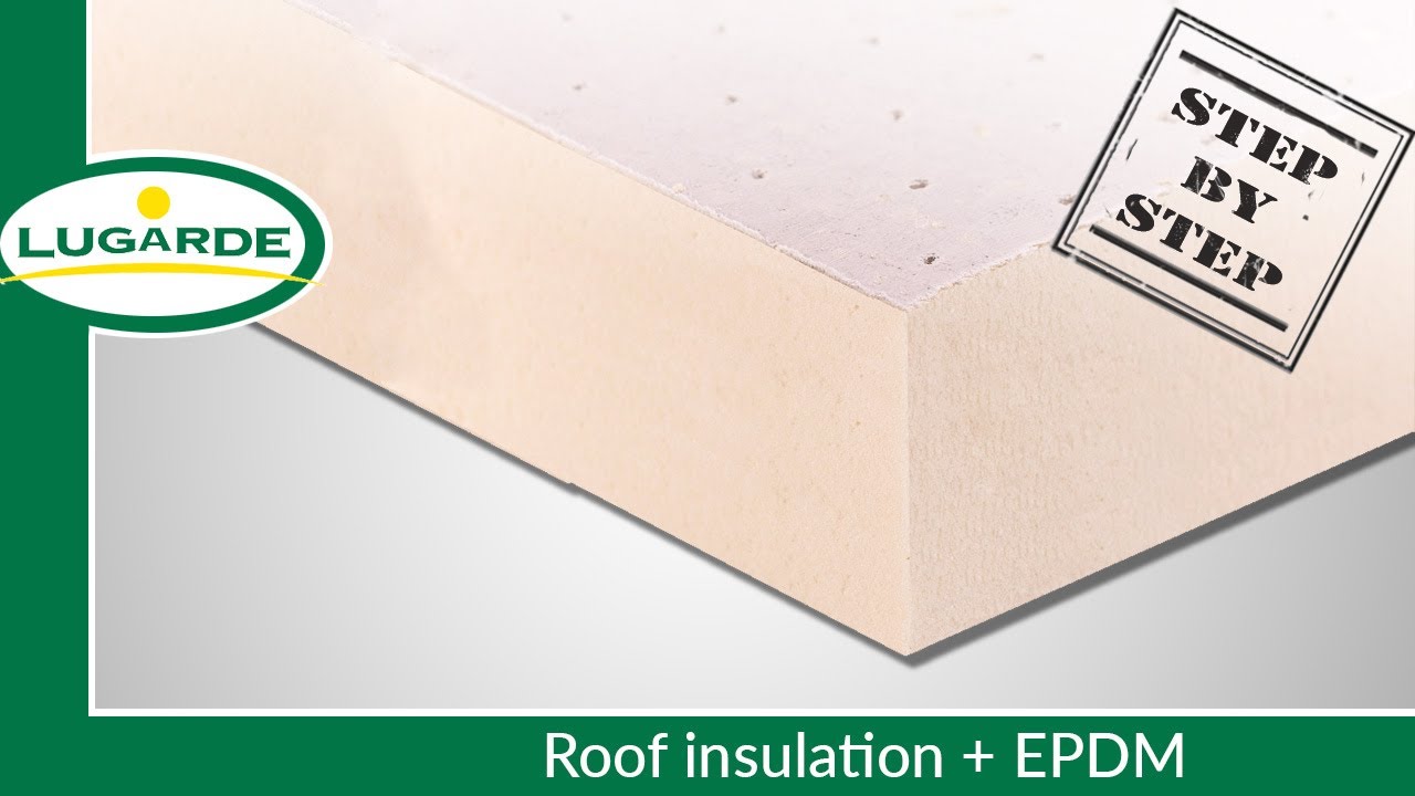 Build a log cabin: Roof insulation + EPDM | Lugarde - YouTube