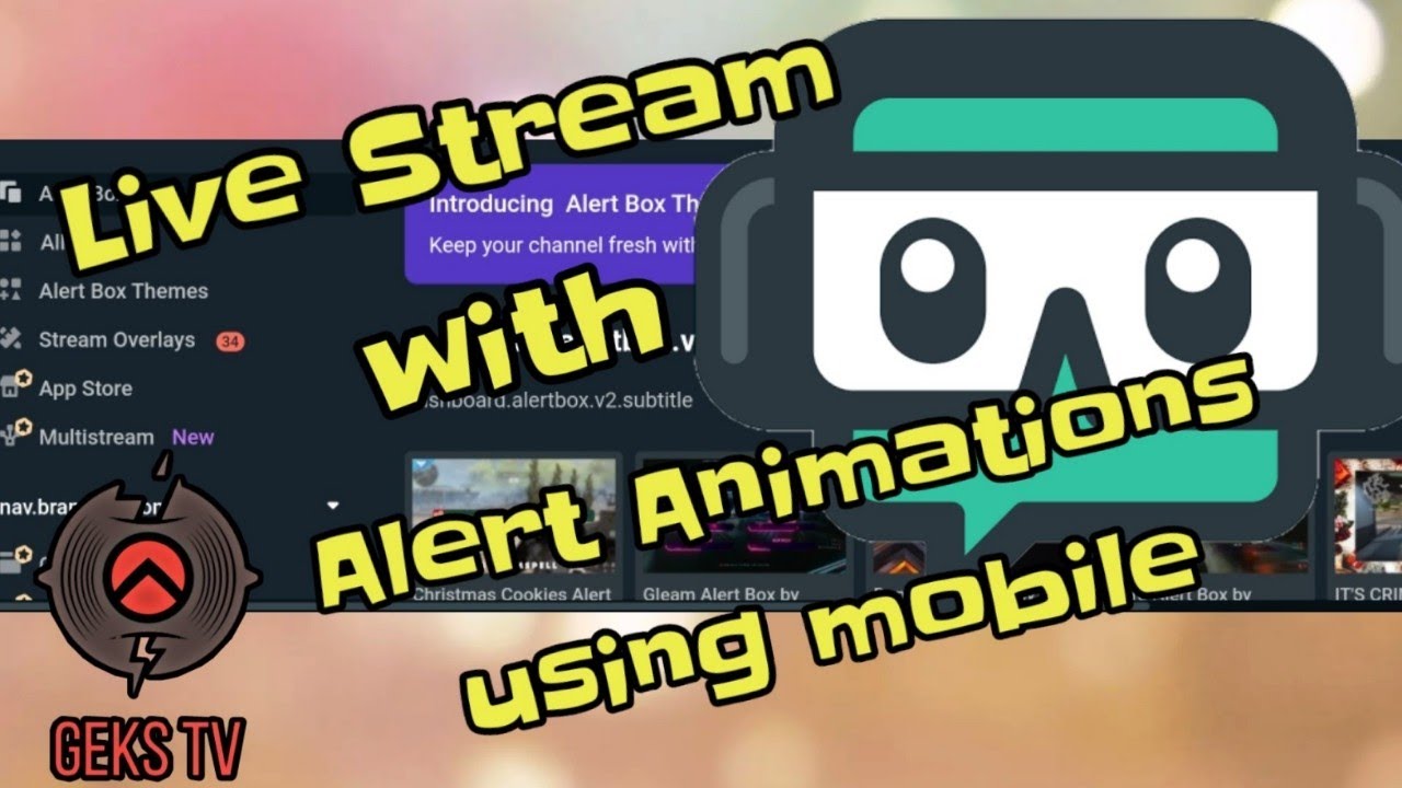 How to change the Animation Alerts in Streamlabs Mobile - YouTube