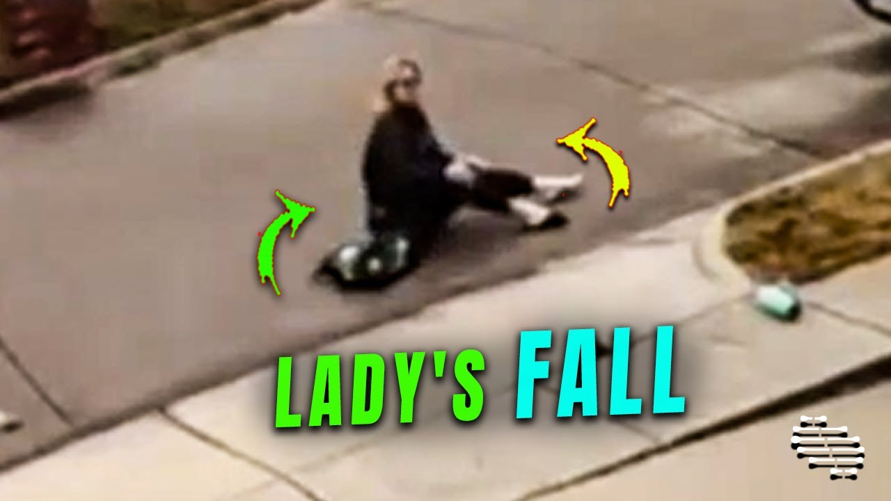 Ringcam Captures a Lady While Slipping and Falling - YouTube