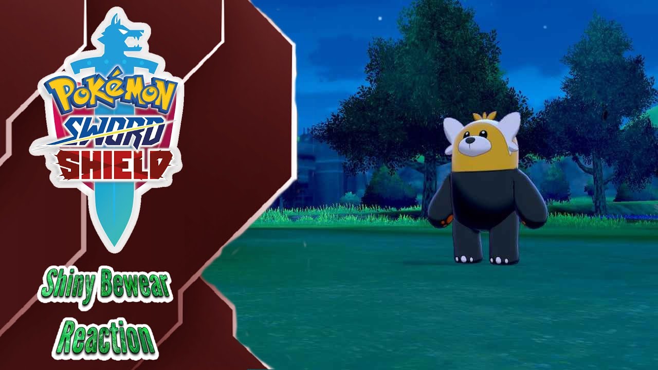 Alphabet Challenge! Shiny Bewear (B)! Pokemon Sword & Shield! - YouTube