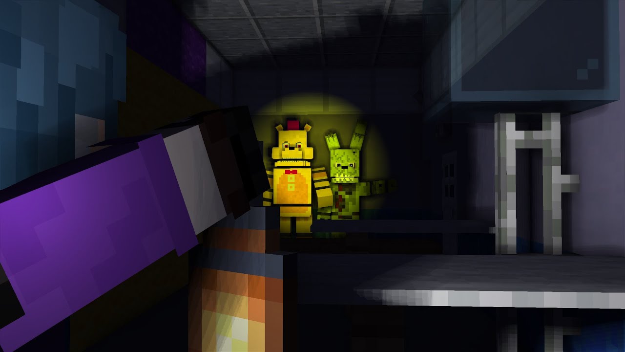 ОБЗОР МОДА НА SPRING ANIMATRONICS MOD ДЛЯ МАЙНКРАФТ - YouTube