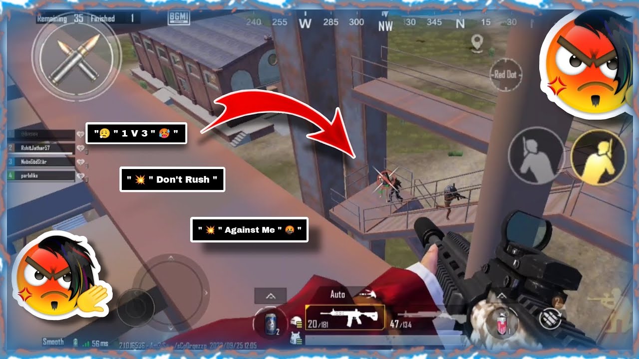 🌋 " M416 " Zodex " 💨 " || " 1v 3..BoltE..💥 " || - YouTube