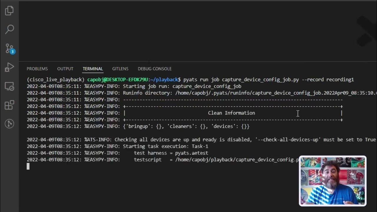 Record and Playback your pyATS Network Automation - YouTube