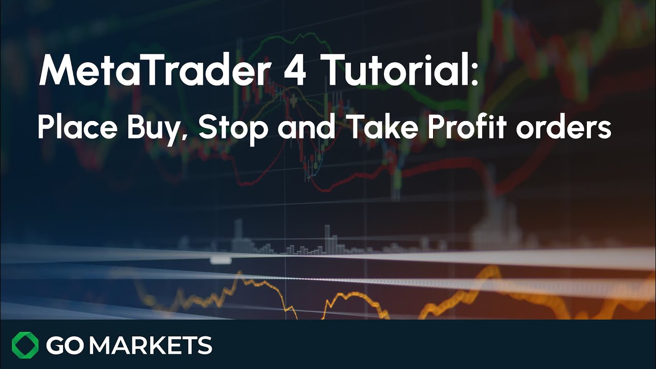 MT4 Trading Tutorial - How to Place a Buy, Stop and Profit Taking Order ...