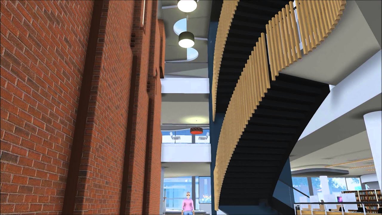 ROCKDALE LIBRARY FLY THROUGH - YouTube