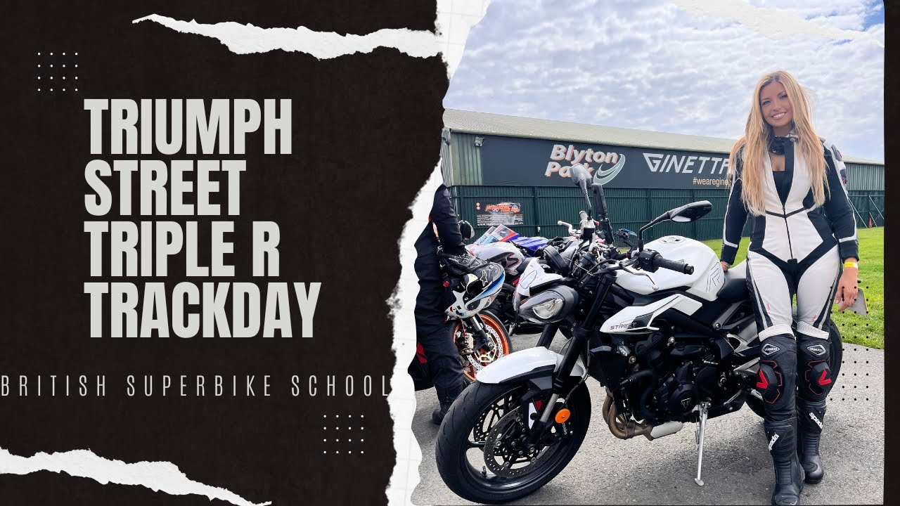 Track Day on a Triumph Street Triple R - YouTube