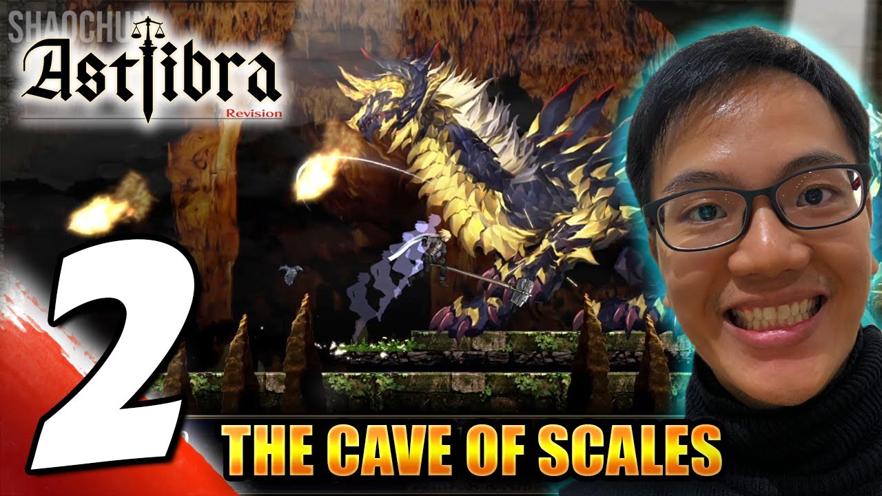 #2 ASTLIBRA REVISION The Cave Of Scales, Gold Dragon Boss Fight - YouTube