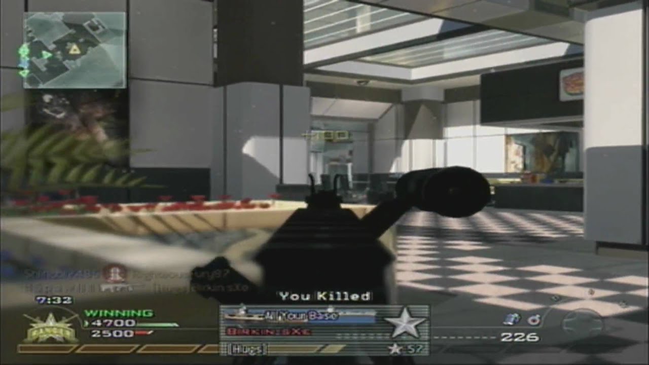 Call of Duty Modern Warfare 2 :: Team Deathmatch 4 (AUG HBAR) - YouTube