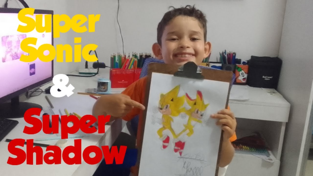 Super sonic dourado e super shadow dourado - YouTube