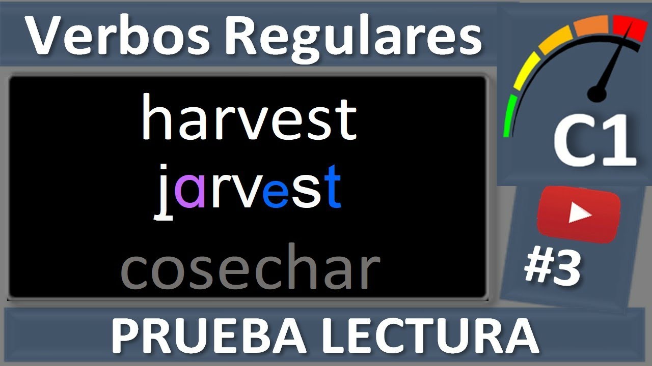 Lista De Verbos Regulares