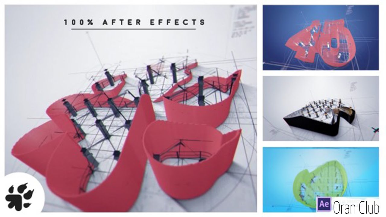 After Effects Free Project - Videohive Architect Logo Reveal - YouTube