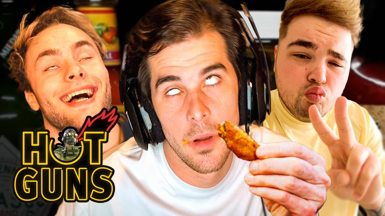 DALTOOSH TAKES ON THE HOT ONES CHALLENGE! ft. Zach Mazer (GROWN MEN DO ...