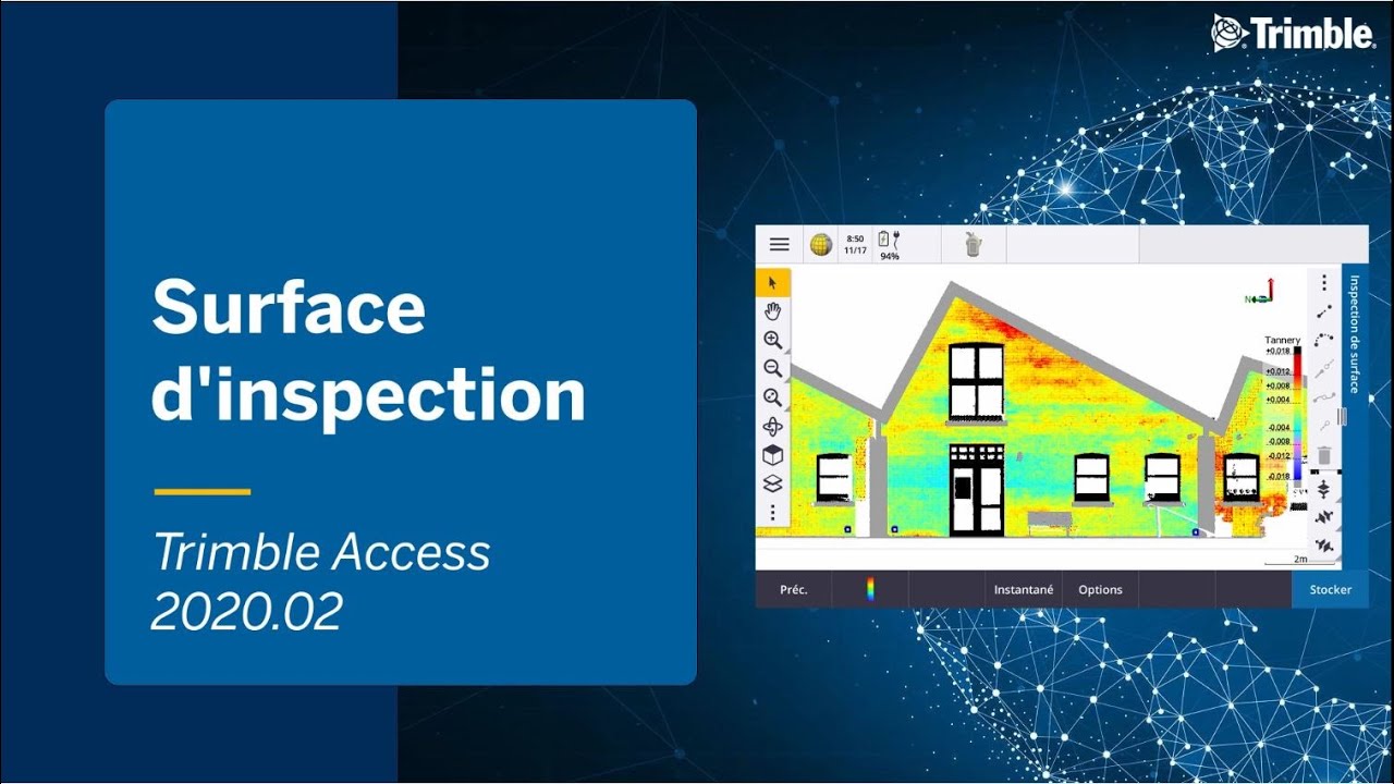 Trimble Access 2020.20 - Inspection de surface (FR) - YouTube